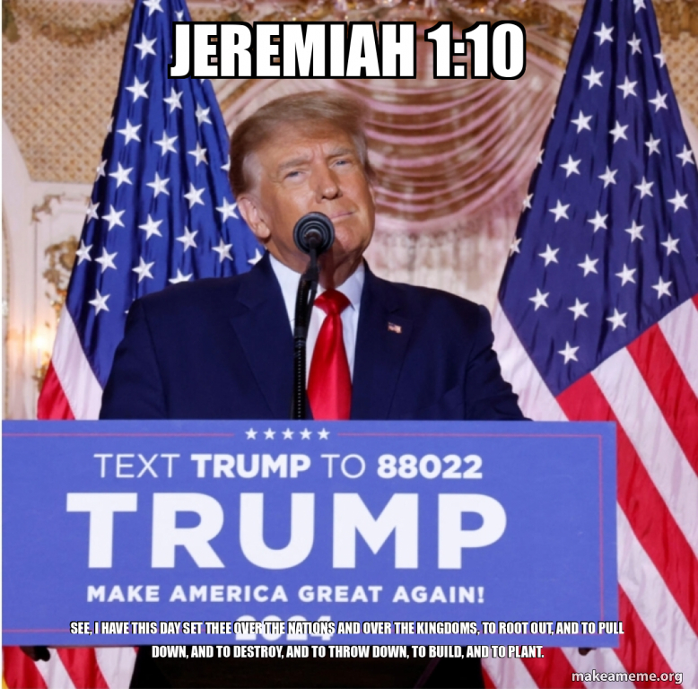 Jeremiah 1:10 See, I have this day set thee over the nations and over ...