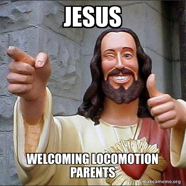 Jesus Welcoming locomotion parents - Cool Jesus Meme Generator
