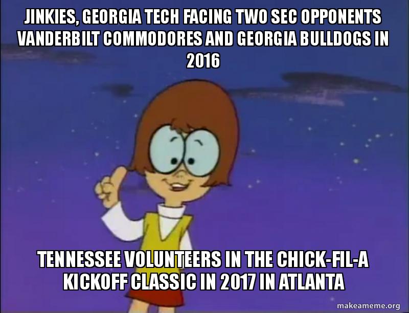 Jinkies, Georgia Tech facing two SEC Opponents Vanderbilt Commodores and Georgia Bulldogs in ...