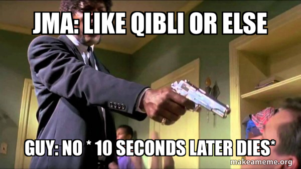 JMA: LIKE QIBLI OR ELSE GUY: NO * 10 SECONDS LATER DIES* - Samuel L ...
