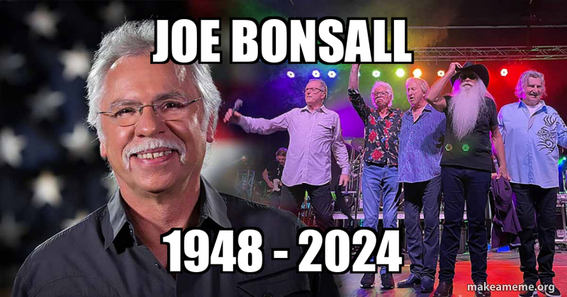 JOE BONSALL 1948 - 2024 Meme Generator