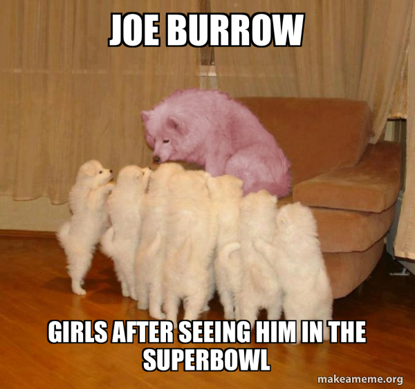 Joe Burrow Girls after seeing him in the superbowl - Malicious ...