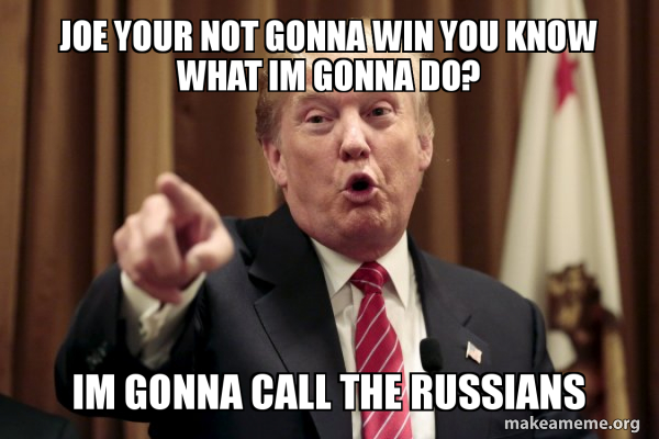Joe your not gonna win you know what im gonna do? Im gonna call the ...