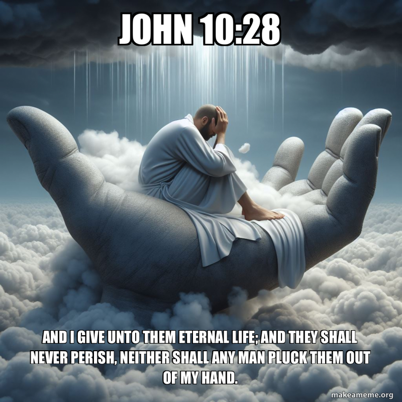 John 10:28 And I give unto them eternal life; and they shall never ...