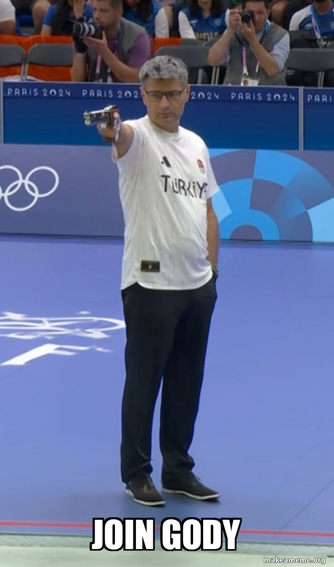 Join Gody - Yusuf Dikec Meme Generator