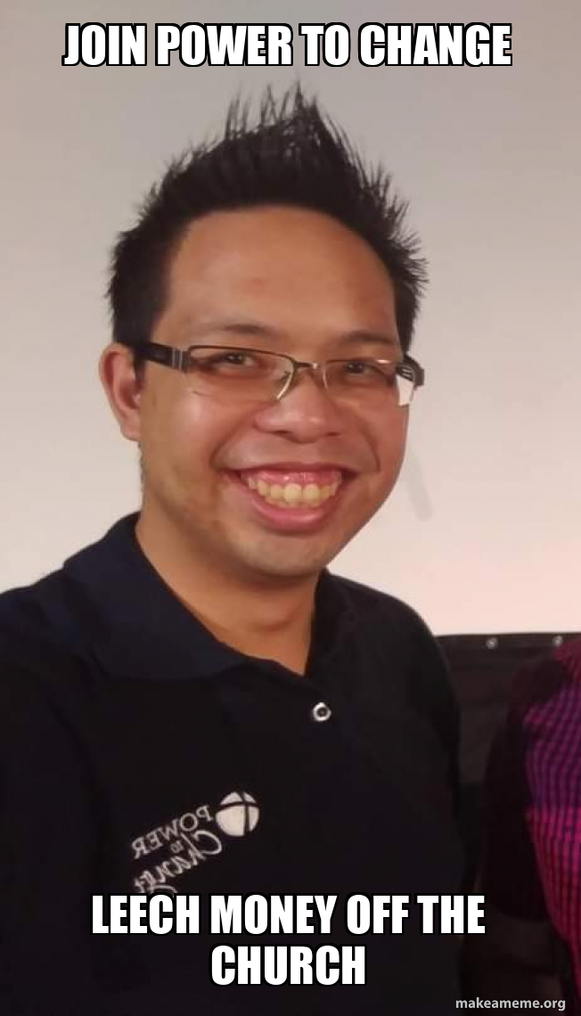 Join power to change Leech money off the church Meme Generator