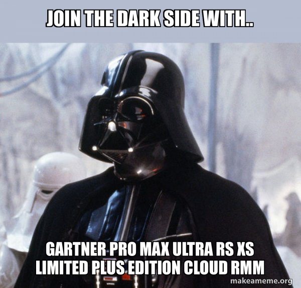 Join the dark side with.. GARTNER PRO MAX ULTRA RS XS LIMITED PLUS ...