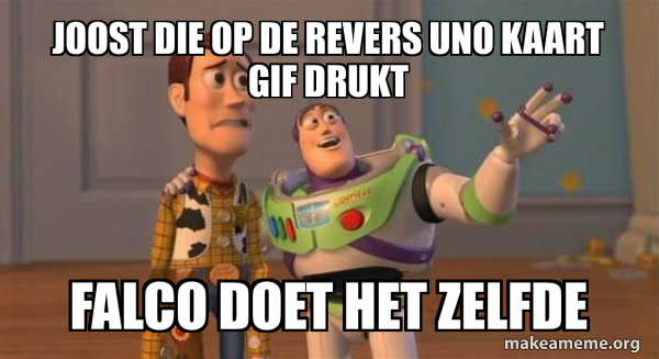 joost die op de revers uno kaart gif drukt falco doet het zelfde - Buzz ...