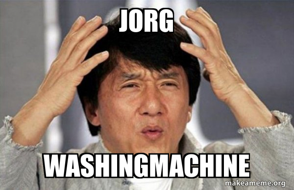 jorg washingmachine - Jackie Chan Why? Meme Generator