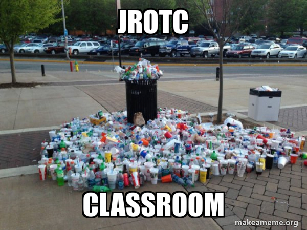 JROTC classroom - Canadian Football Fans meme Meme Generator