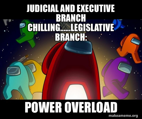Judicial and Executive branch chilling......Legislative branch: Power ...