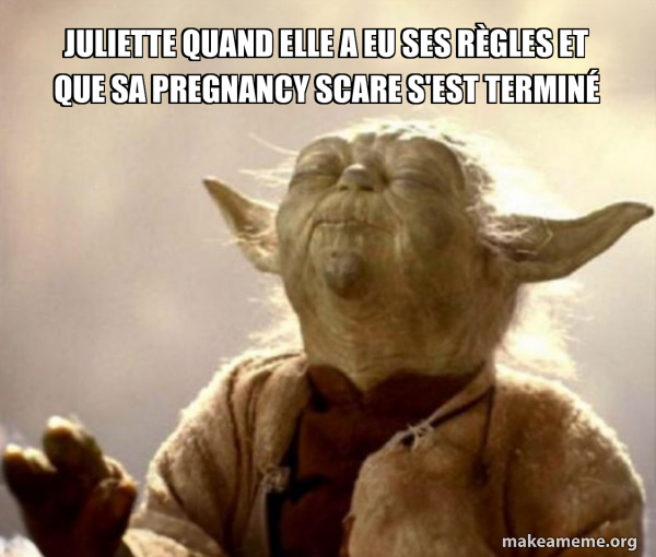 Juliette quand elle a eu ses règles et que sa pregnancy scare s'est ...