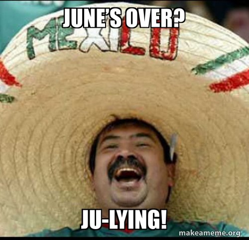 Juneâ€™s over? Ju-lYing! Meme Generator