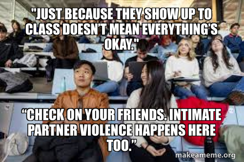 "Just because they show up to class doesn’t mean everything’s okay ...