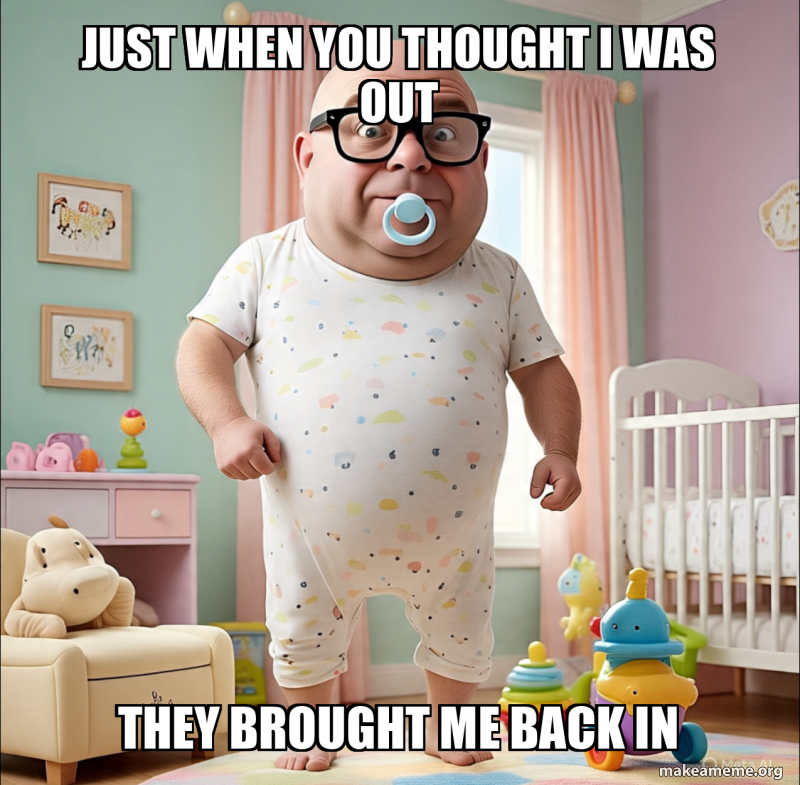 Just when you THOUGHT i was out They BROUGHT me back in Meme Generator