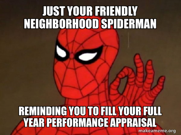 just your friendly neighborhood spiderman reminding you to fill your ...