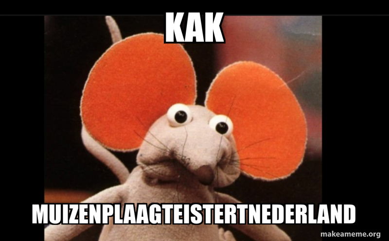 kak Muizenplaagteistertnederland - mouse Meme Generator