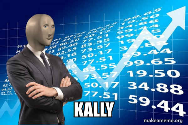 kally - Stonks Only Go Up Meme Generator