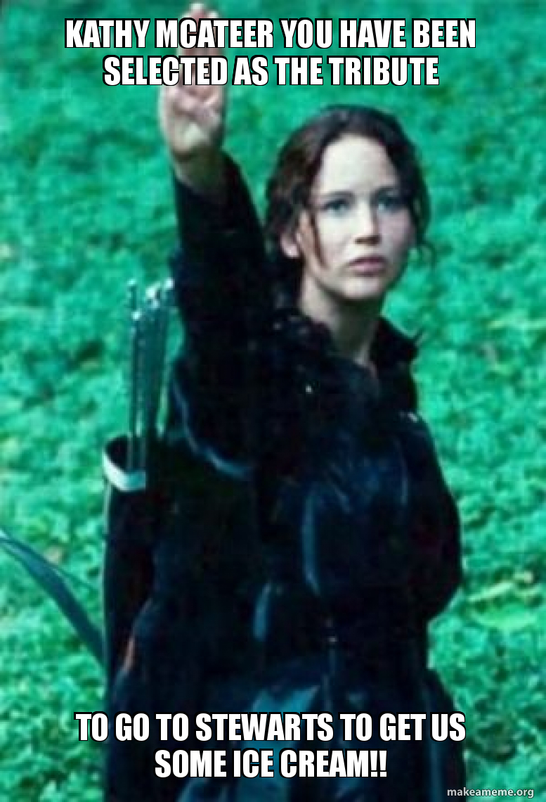 Kathy mcatEer you have been selected as the tribute To go to Stewarts ...