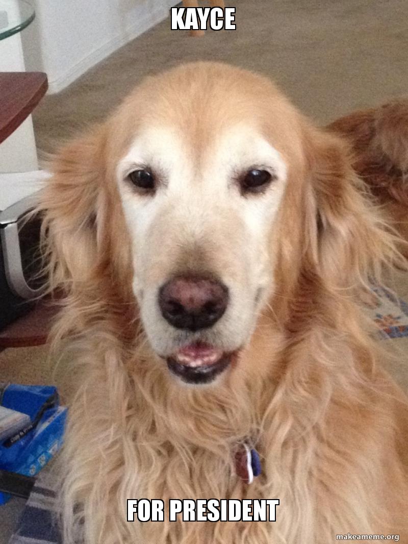 KAYCE FOR PRESIDENT Meme Generator