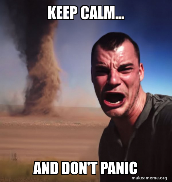 Dont Panic Meme