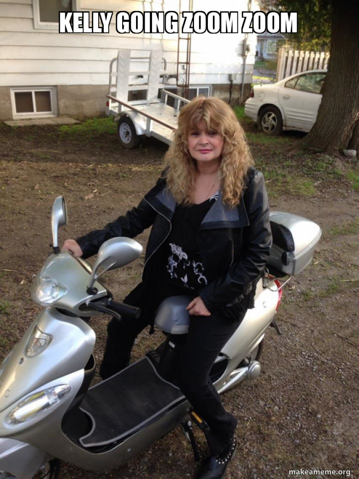 Kelly Going Zoom Zoom Meme Generator