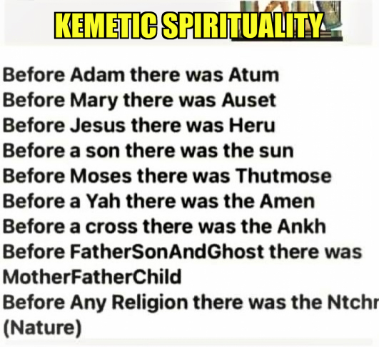 kemetic spirituality Meme Generator
