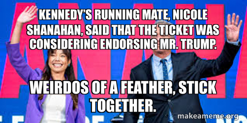 Kennedy’s running mate, Nicole Shanahan, said that the ticket was ...