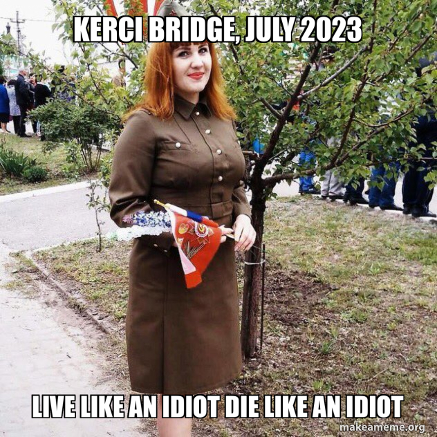 Kerci bridge, July 2023 Live like an idiot die like an idiot - kerci ...