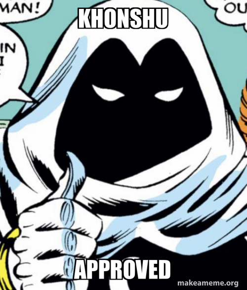 Khonshu Approved Meme Generator