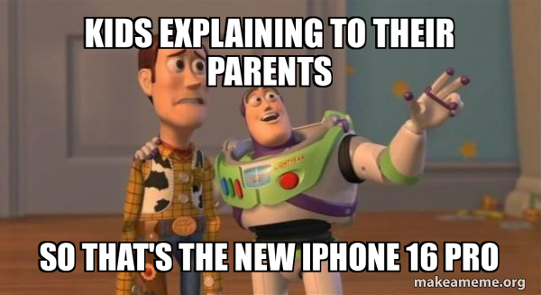 KIDS EXPLAINING TO THEIR PARENTS SO THAT'S THE NEW IPHONE 16 PRO - Buzz ...