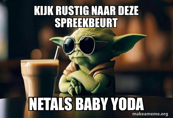 Kijk rustig naar deze spreekBeurt netals baby yoda - Cool Yoda ...