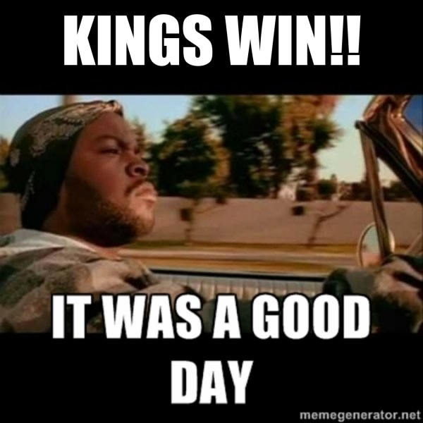 kings win!! Meme Generator