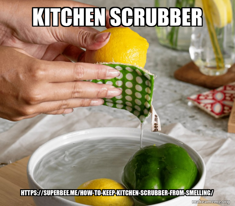 Kitchen Scrubber https://superbee.me/how-to-keep-kitchen-scrubber-from ...