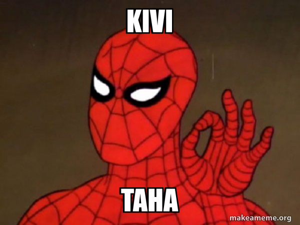 kivi taha - Spiderman - Care factor Zero Meme Generator