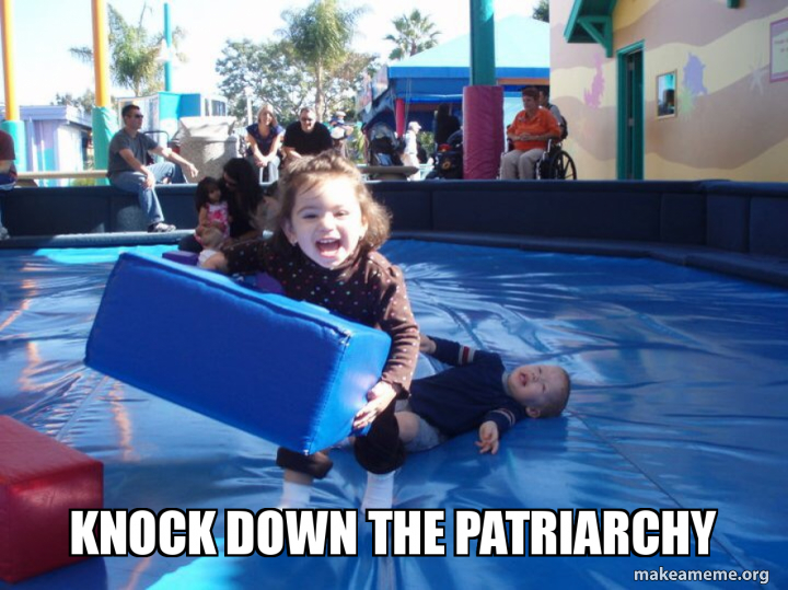 Knock down the paTRiarchy Meme Generator