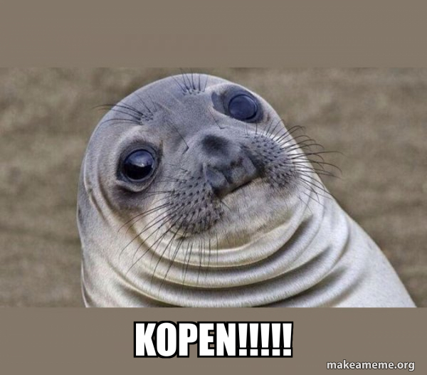 kopen!!!!! - Squeamish Seal Meme Generator
