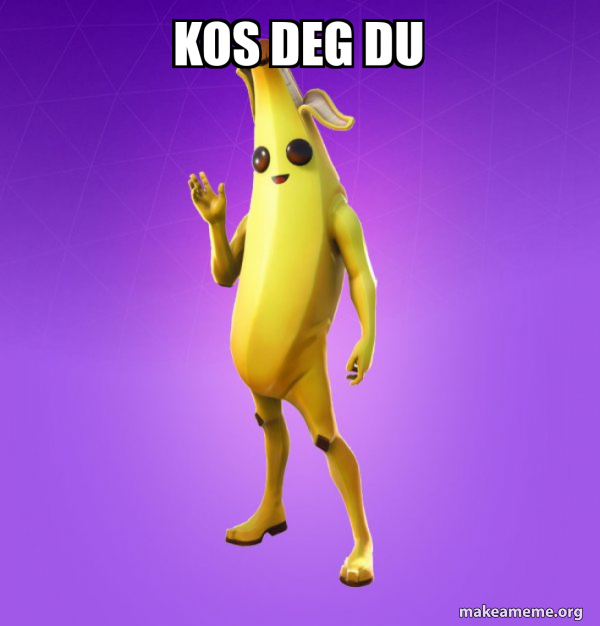 kos deg du - Peely Meme Generator