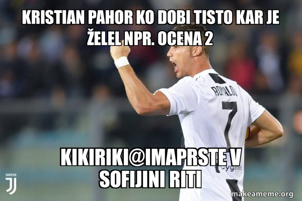 KRISTIAN PAHOR KO DOBI TISTO KAR JE ŽELEL NPR. OCENA 2 KIKIRIKI ...