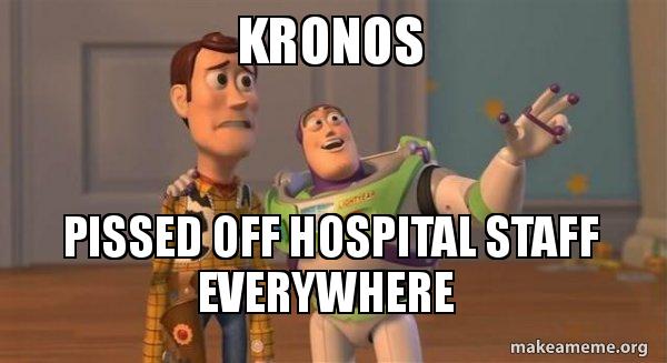 Kronos Pissed off hospital staff everywhere - Buzz and Woody (Toy Story ...