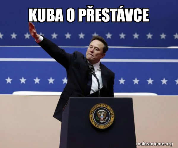 Kuba o přestávce - Nazi Elon Meme Generator