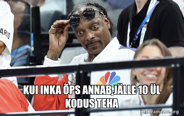 Kui inka õps annab jälle 10 ül kodus teha - Snoop Dogg Sunglasses at ...