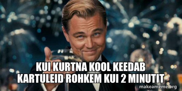 kui kurtna kool keedab kartuleid rohkem kui 2 minutit - Great Gatsby ...