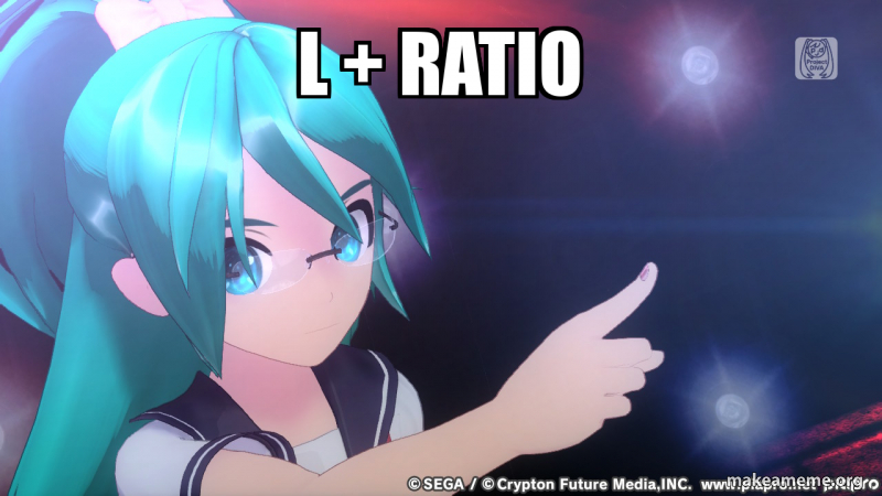 L + ratio Meme Generator