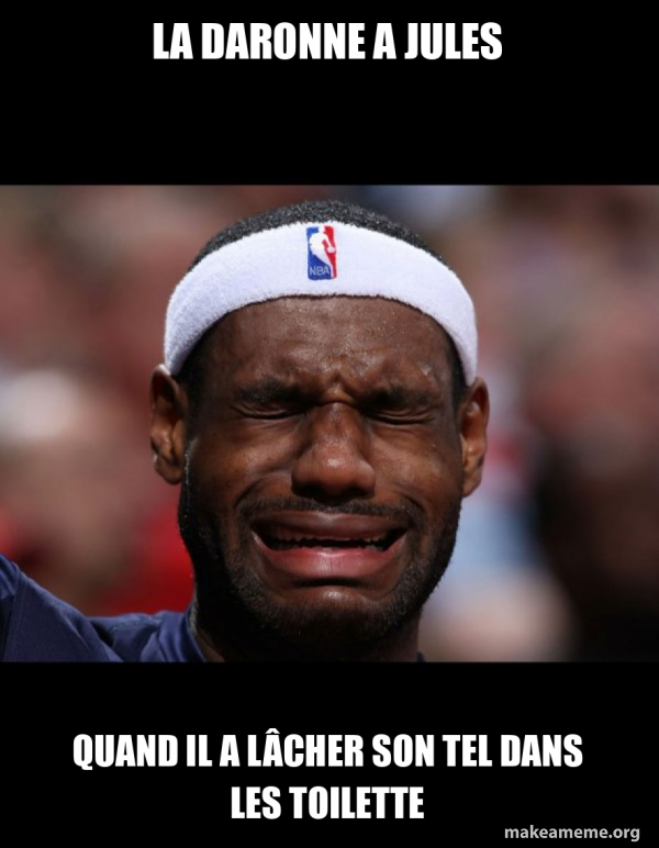 la daronne a jules quand il a lâcher son tel dans les toilette - Lebron ...