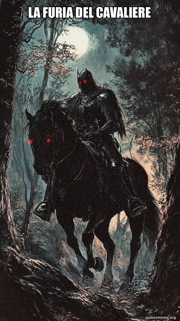la furia del cavaliere Meme Generator