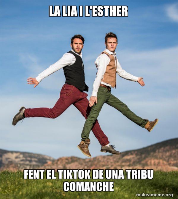 la Lia i l'Esther fent el tiktok de una tribu comanche - Real Best ...