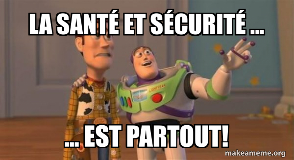 LA SANTÉ ET SÉCURITÉ ... ... EST PARTOUT! - Buzz and Woody (Toy Story ...