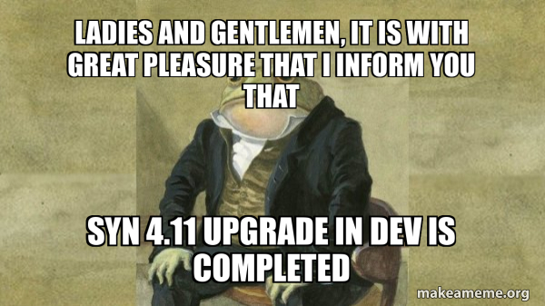 Ladies and Gentlemen, it is with great pleasure that I inform you that ...