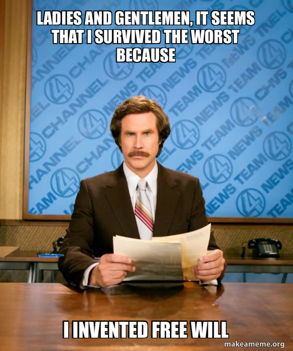 Ladies and Gentlemen, it seems that I survived the worst because I ...